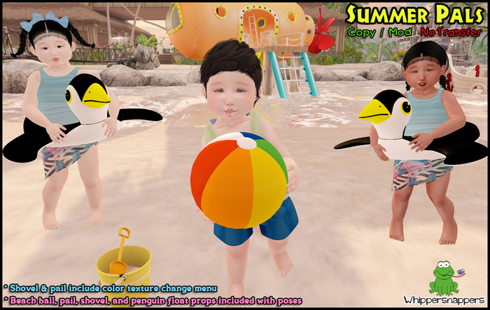 Second Life Marketplace - ! Whippersnappers ! - Summer Pals
